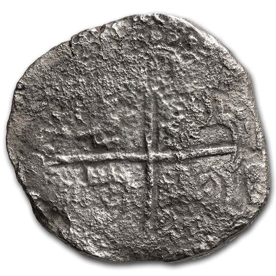 Buy Spanish Empire Silver 8 Reales Cob (Shipwreck Effect) | APMEX