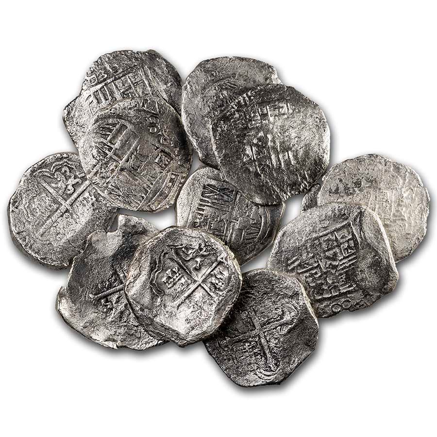 Buy Spanish Empire Silver 8 Reales Cob (Shipwreck Effect) | APMEX