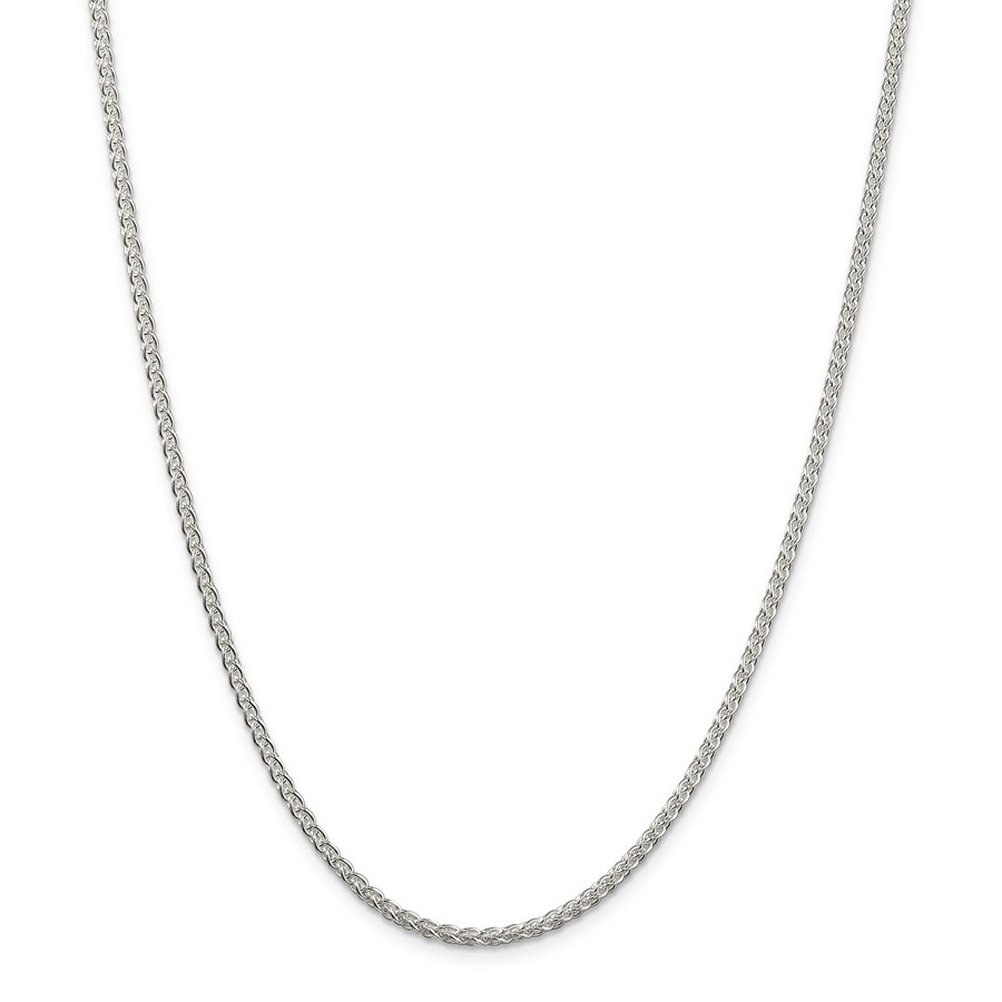 Buy Sterling Silver 2.5 mm Round Spiga Chain - 24 in. | APMEX