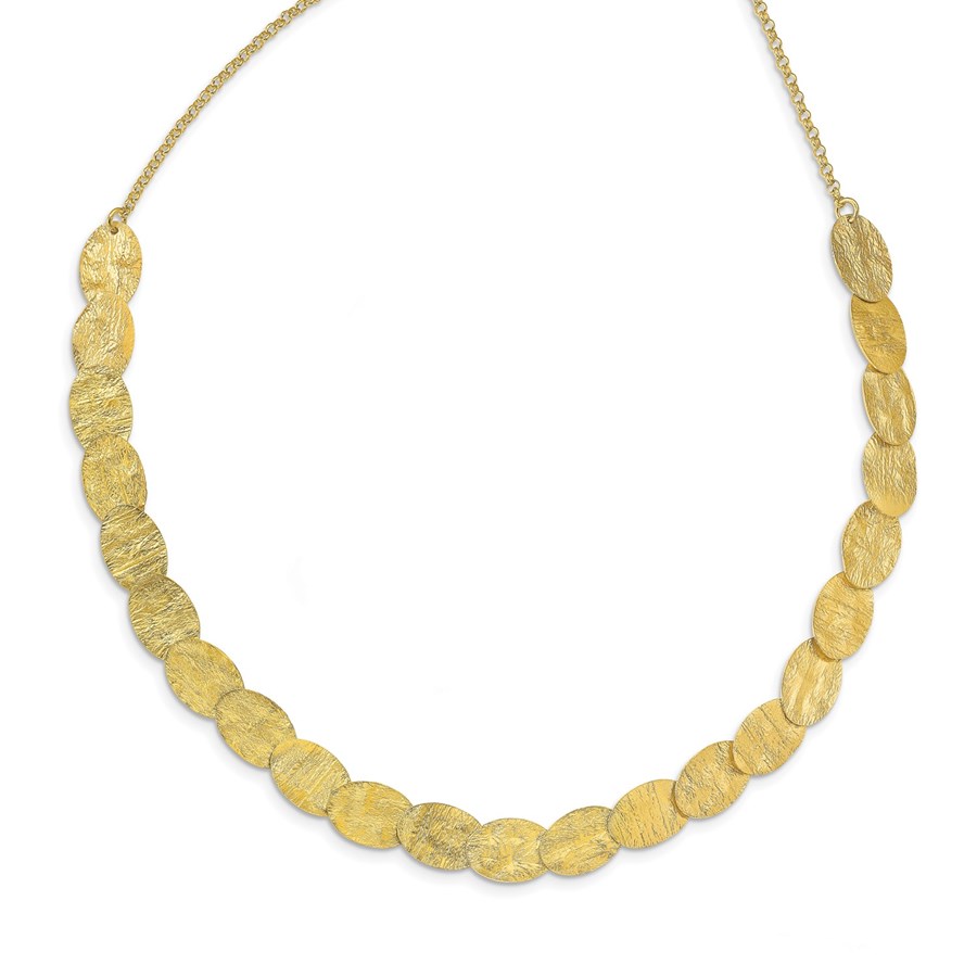 Buy Sterling Silver Gold-tone Necklace - 17 in. | APMEX