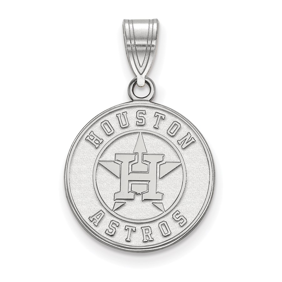 Buy Sterling Silver MLB Houston Astros Medium Pendant | APMEX