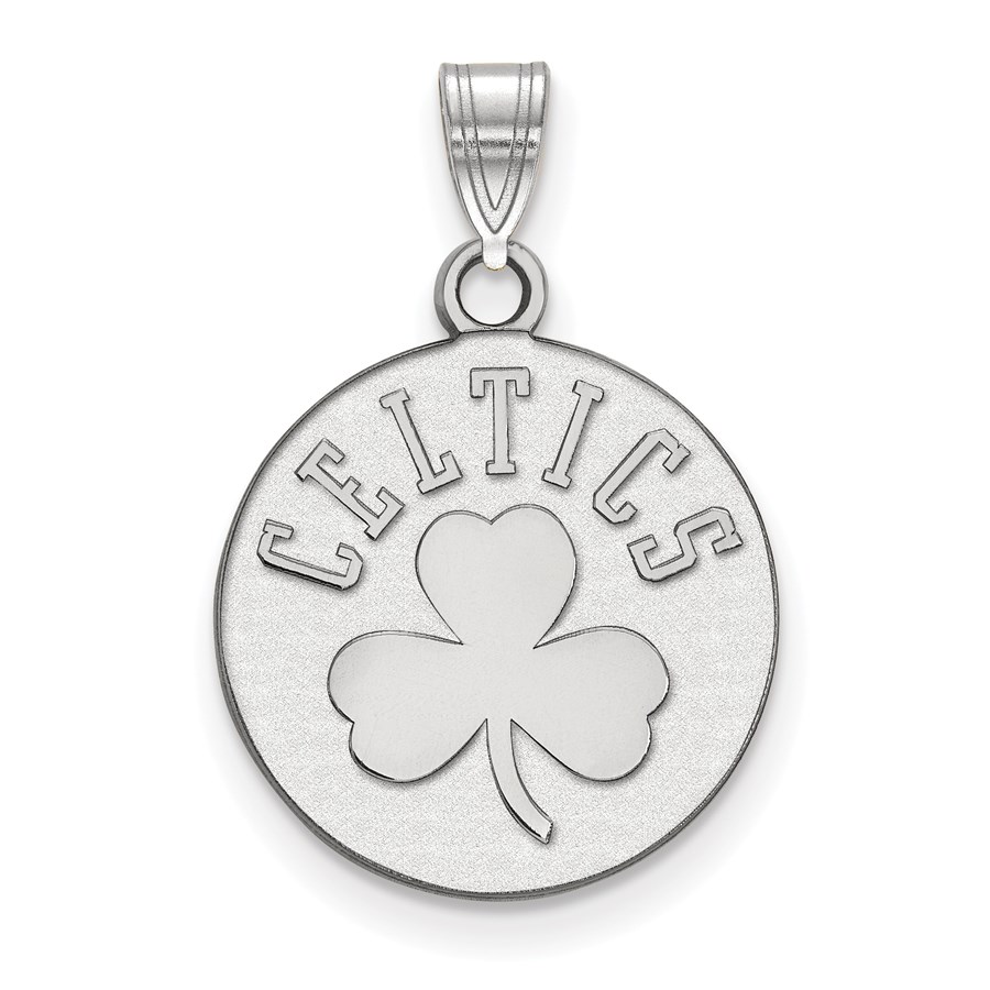 Buy Sterling Silver NBA Boston Celtics 22 mm Medium Pendant | APMEX