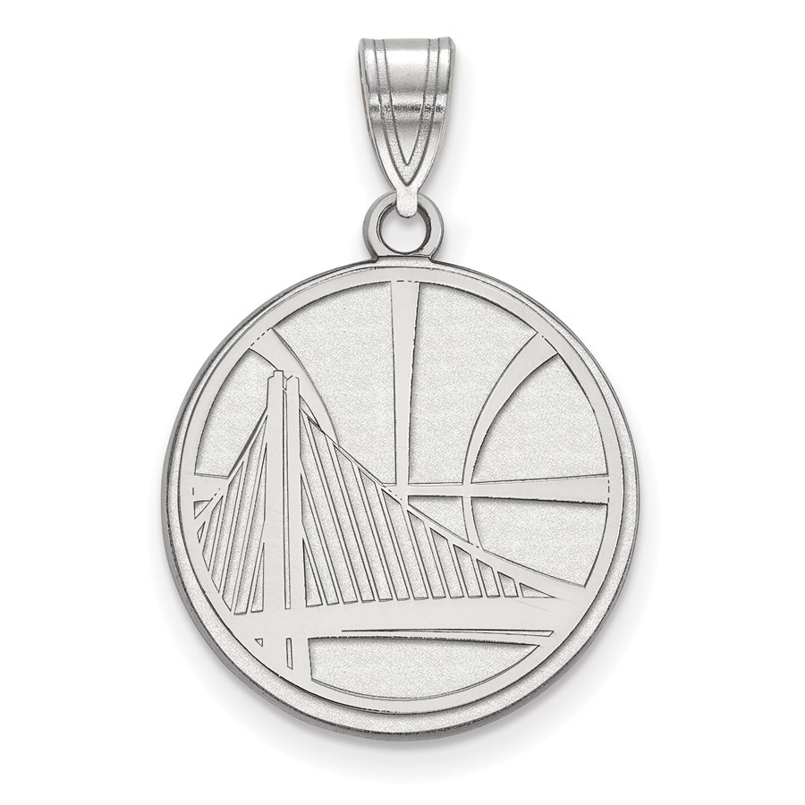 Buy Sterling Silver NBA Golden State Warriors Large Pendant | APMEX