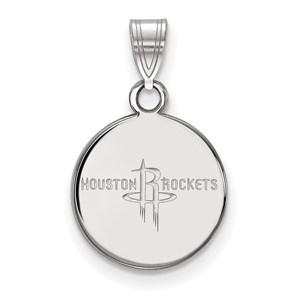 Buy Sterling Silver NBA Houston Rockets Small Disc Pendant | APMEX