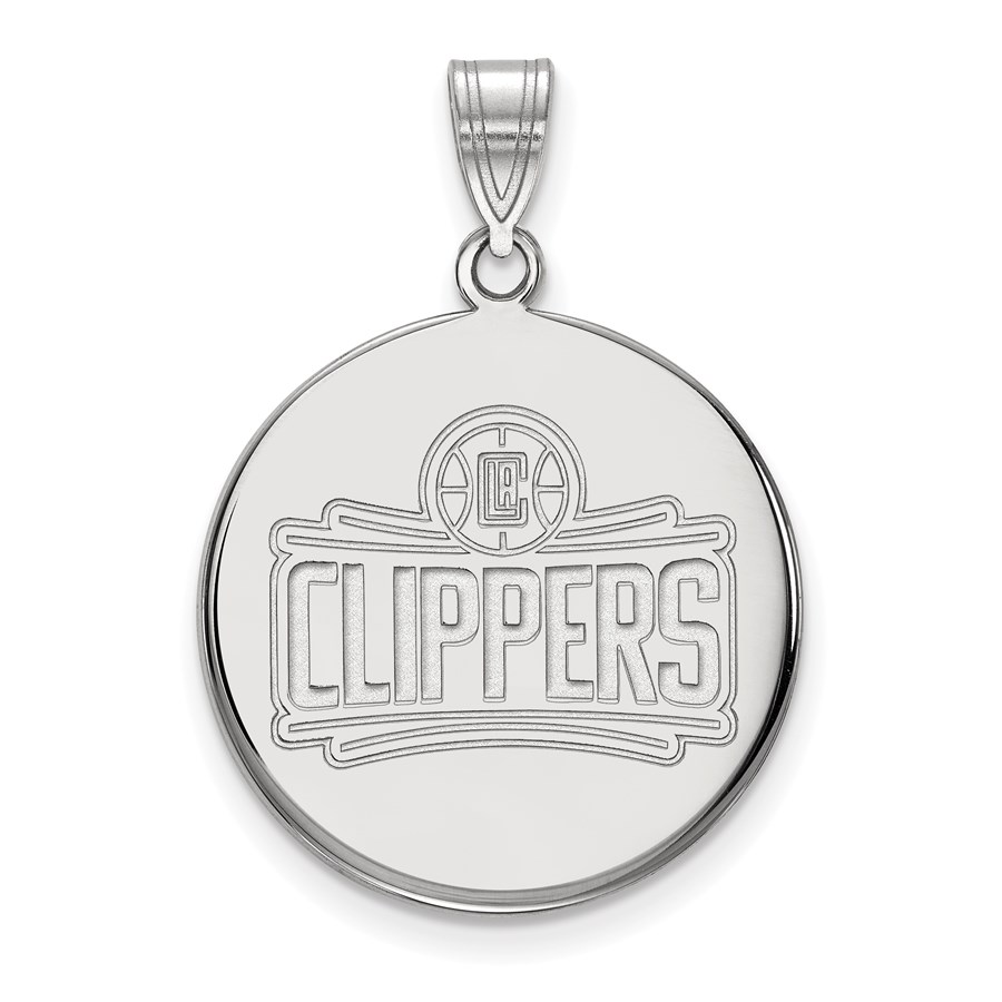 Buy Sterling Silver NBA Los Angeles Clippers Disc Pendant | APMEX