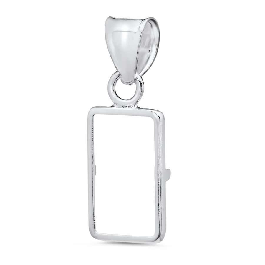 Buy Sterling Silver Prong Back Bezels (Fits 1 Gram Bars) | APMEX