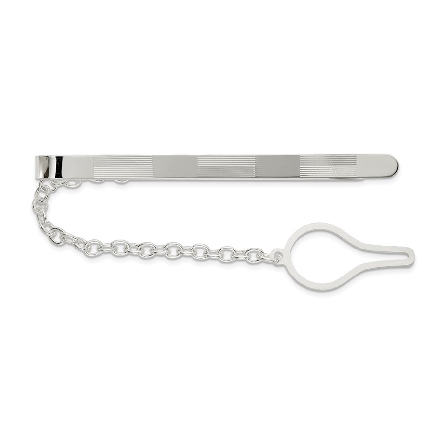 Buy Sterling Silver Tie Bar - Classic Embossed | APMEX
