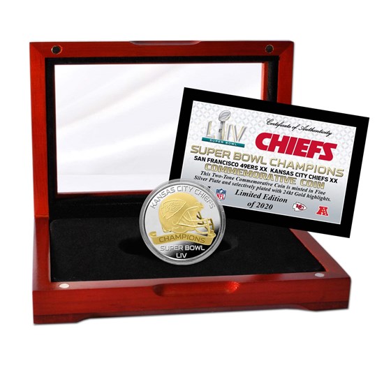 Buy Super Bowl LIV Champions Two-Tone Coin - Kansas City Chiefs | APMEX