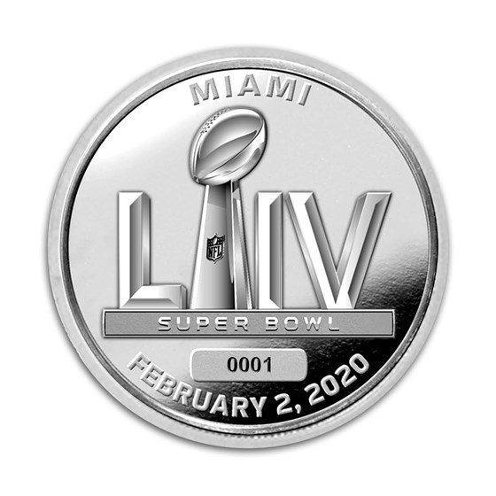 Buy Super Bowl LIV NFL 1 oz Silver Champion Coin - Kansas City Chiefs ...