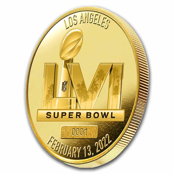 Buy Super Bowl LVI Champions Two-Tone Coin: Los Angeles Rams | APMEX