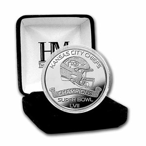 Buy Super Bowl LVII 1 oz Silver Champion Coin: Kansas City Chiefs | APMEX