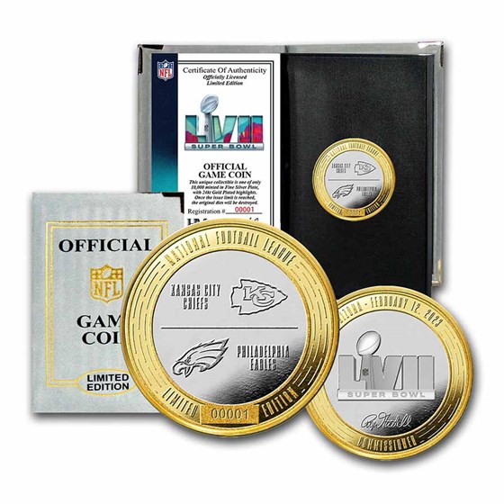 Buy Super Bowl LVII Flip Coin Chiefs vs Eagles | APMEX