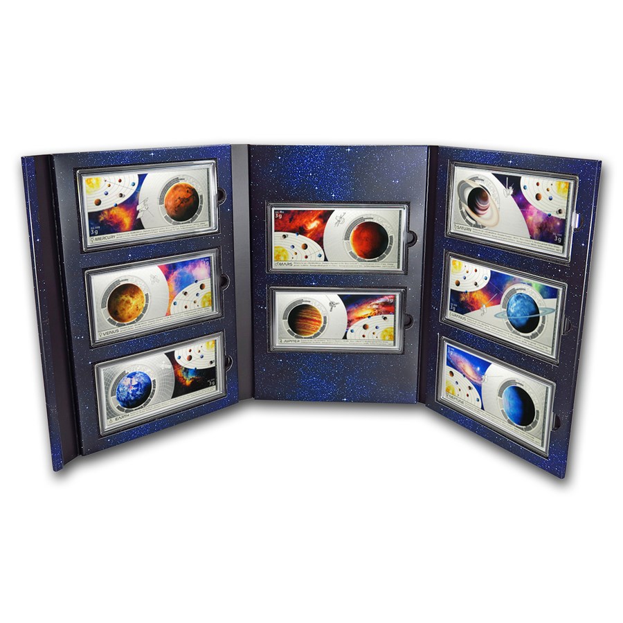 Buy The Planets of The Solar System - 8 Silver Noble Notes Set | APMEX