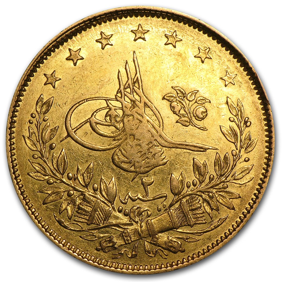 Buy Turkey/Ottoman Gold 100 Kurush Avg Circ (Random Dates) | APMEX