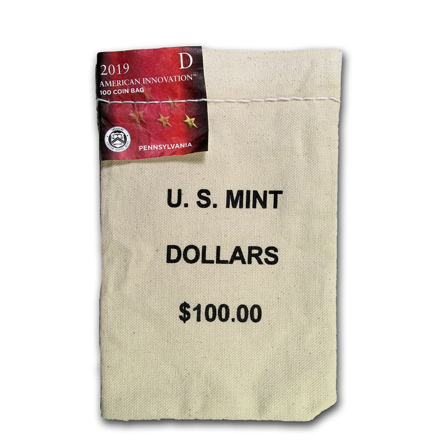 Buy U.S. Mint $100 Dollar Canvas Bag with Tag (USED) | APMEX