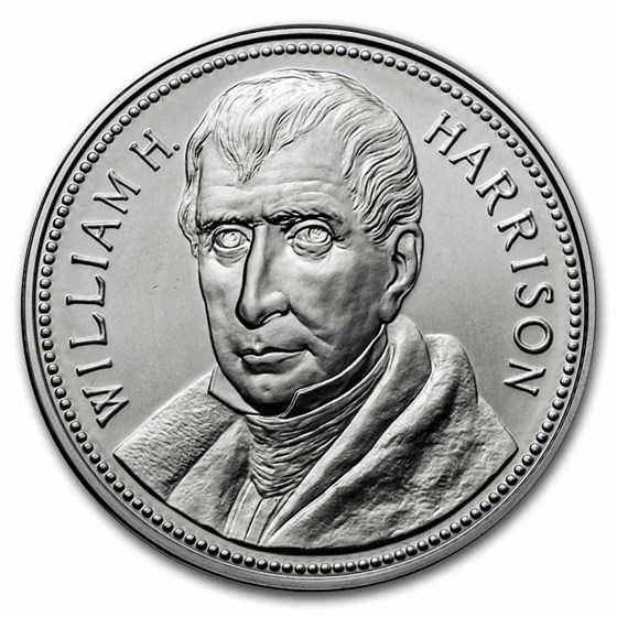 Buy U.S. Mint Silver William Henry Harrison Presidential Medal | APMEX