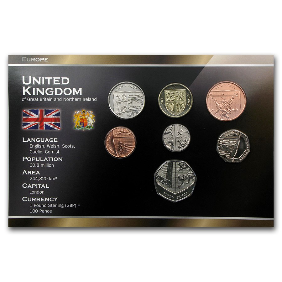 Buy United Kingdom 7 Coin Set | APMEX