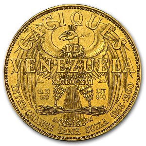 Buy Venezuela 20 Gramos Gold De Oro Puro Decapitated Design | APMEX