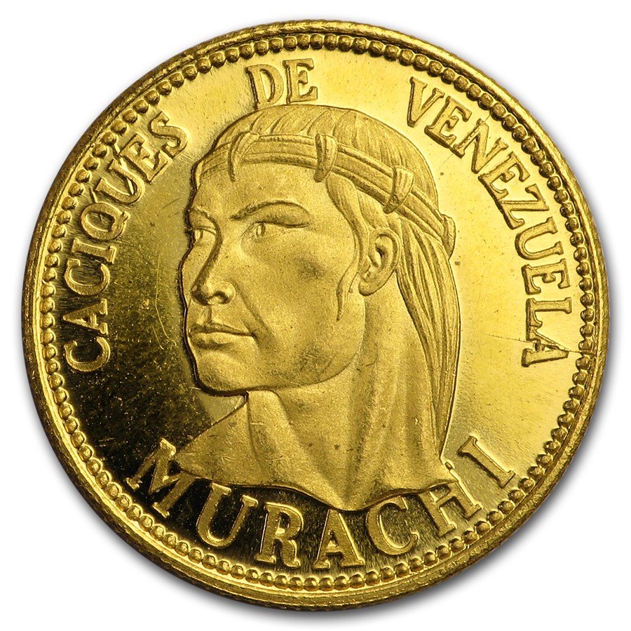 Buy Venezuela 3 Grams Gold Caciques de Venezuela (Random) | APMEX