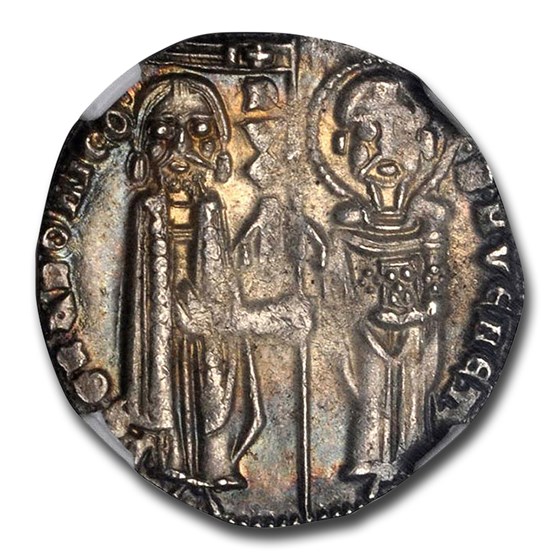 Buy Venice Silver Grosso Pietro Gradenigo (1289-1311 AD) MS-63 NGC | APMEX