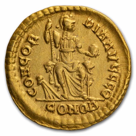 Buy 367-383 AD Western Roman Gold Solidus Gratian XF | APMEX