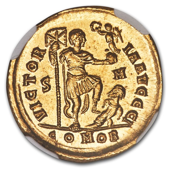 Buy Western Rome AV Solidus Honorius (393-423 AD) Ch MS NGC (RIC X 2 ...