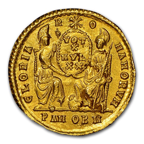 Buy Western Rome Gold Solidus Emp Valentinian I (364-375 AD) MS* NGC ...