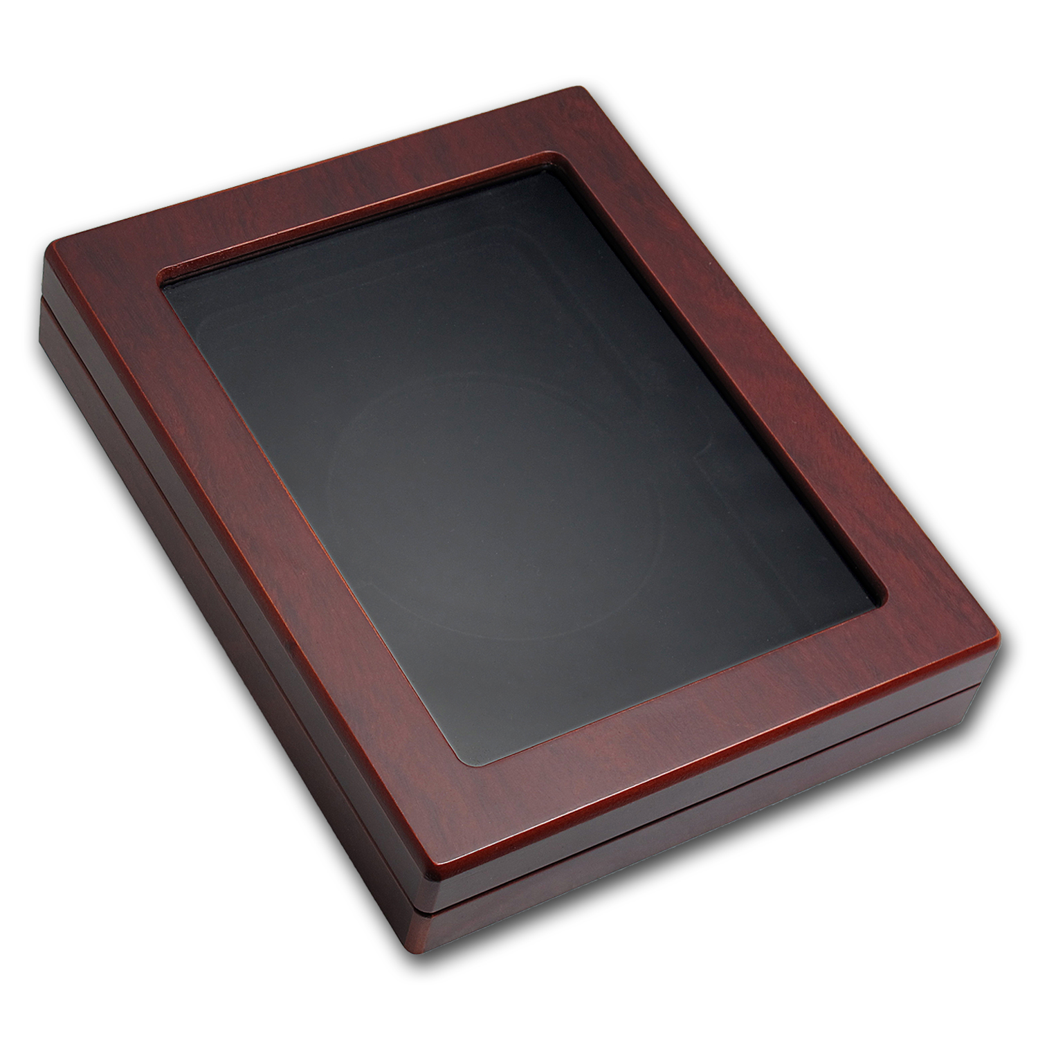 APMEX - Wooden Box Glass-Top Presentation Box - Large Slab (PCGS)