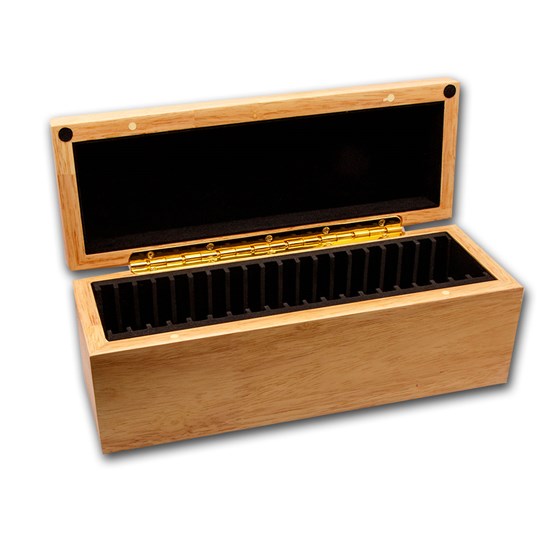 Buy Slab Nat Wood Storage Box Twenty Slabs PCGS NGC | APMEX