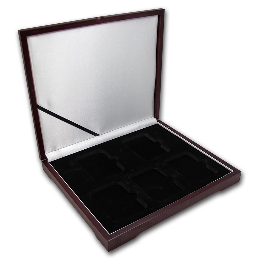 Buy Wooden Slab Storage Box - Five Slab (Imperfect) | APMEX