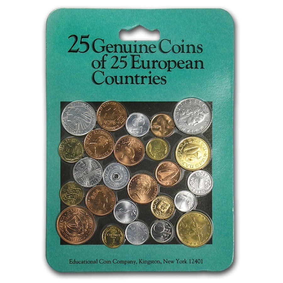 Buy World Set 25-Coins of European Countries | APMEX