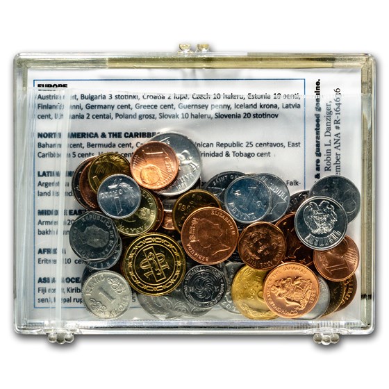 Buy World Set 50-Coins of 50 Countries (Clear Box) | APMEX