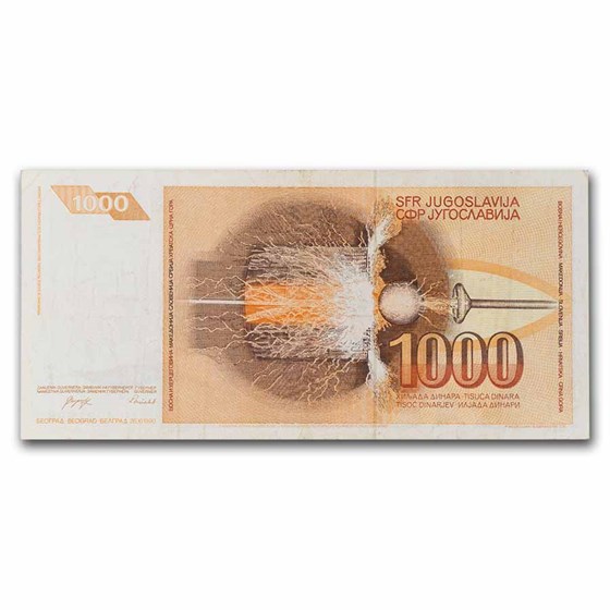 Buy Yugoslavia Nikola Tesla 5-Banknote Set | APMEX